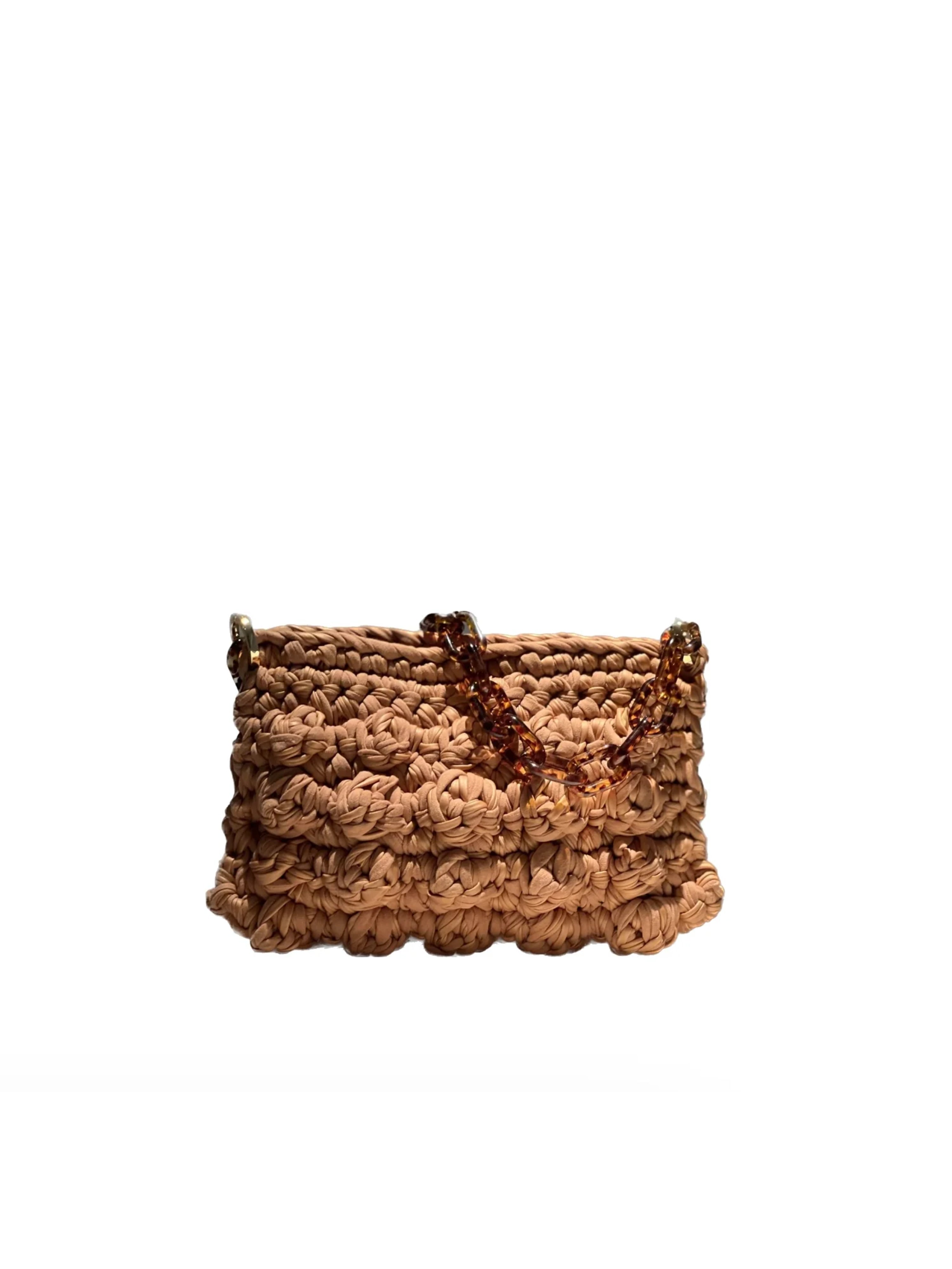 TAN BUBBLE BAG – NeonFringey