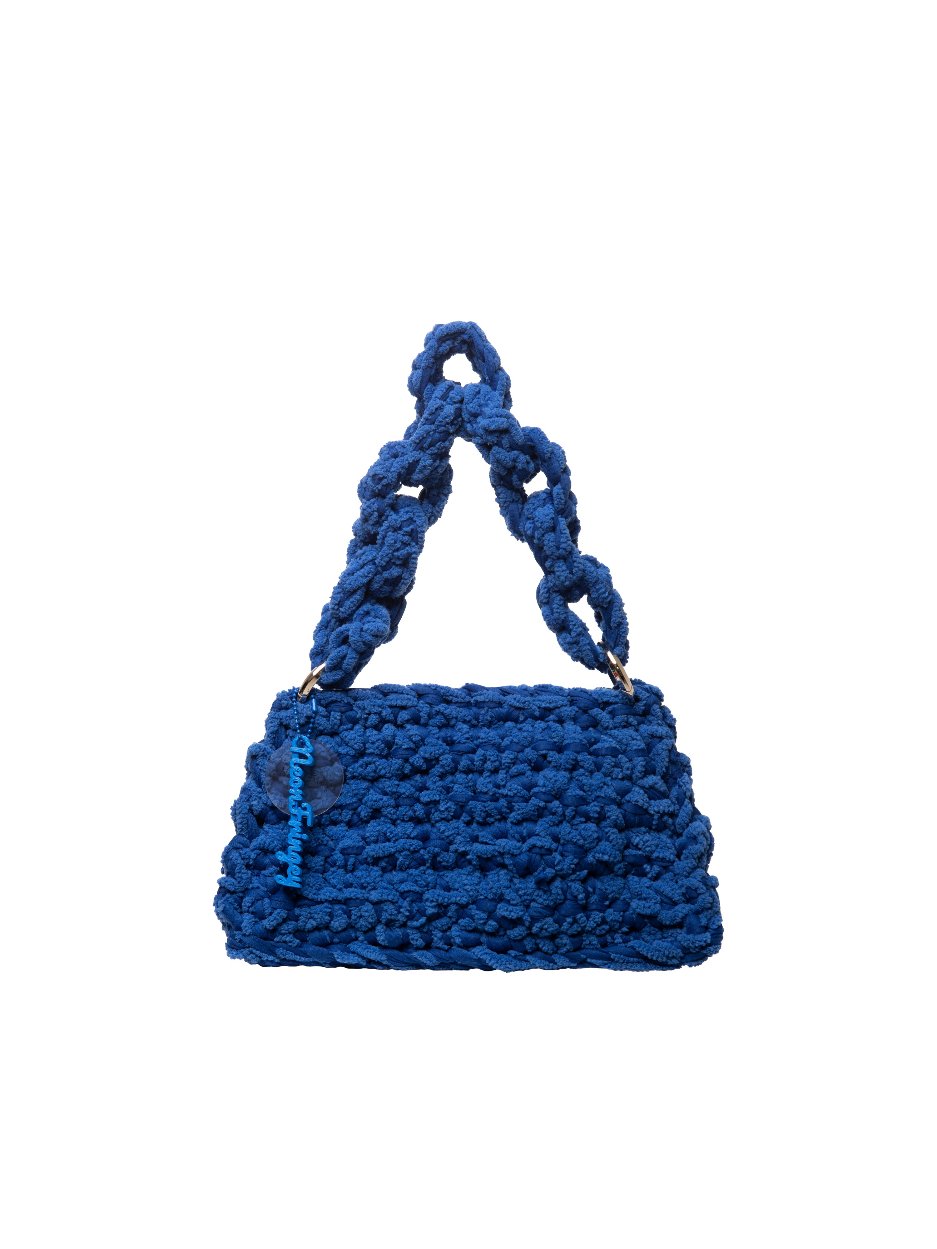 BLUE TRAPEZOID BAG – NeonFringey